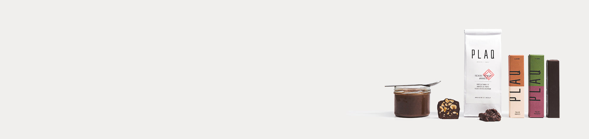 Dark, milk, praline chocolate treats | PLAQ Chocolat