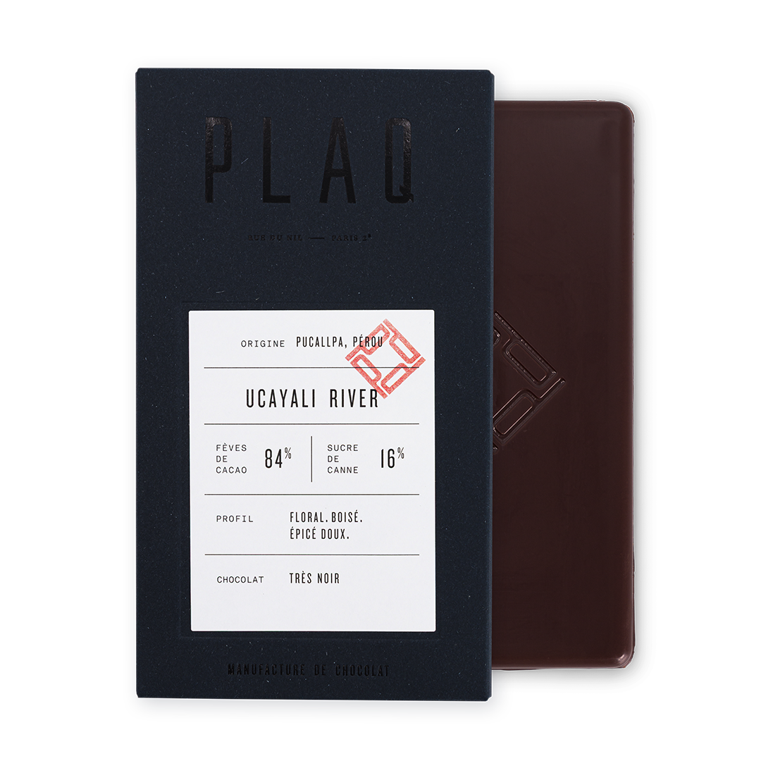 Fruity and floral dark chocolate bar 84% | PLAQ chocolate