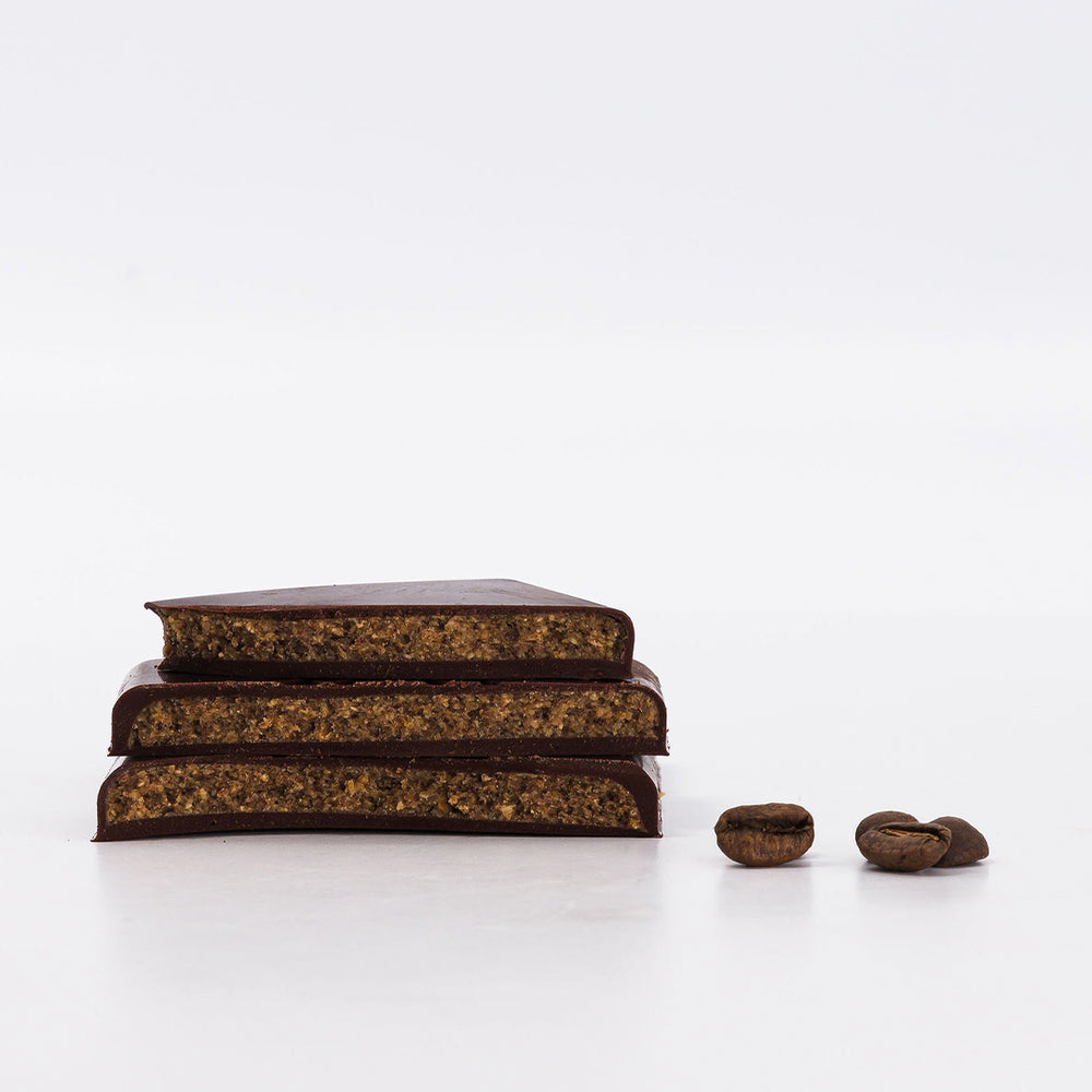 Tablette de chocolat praliné café