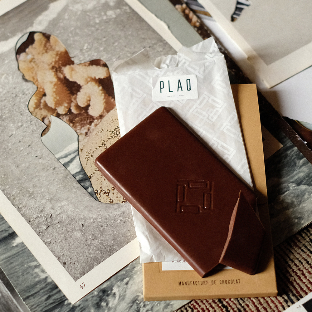 Tablette de chocolat au lait de vache 46% | PLAQ Chocolat